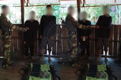 စစ်သားစုဆောင်းခံရပြီး ရှေ့တန်းသို့အပို့ခံရသူ ၂ ဦး လက်နက်ယူဆောင်ထွက်ပြေးလာပြီး Knla ထံပူးပေါင်း