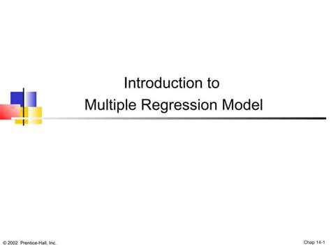 12 Introduction To Multiple Regression Model Ppt