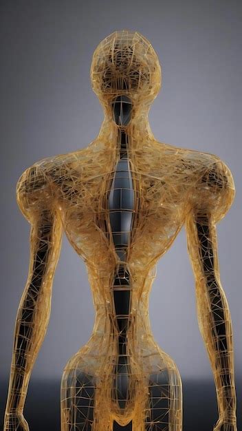 Premium Ai Image Abstract Wireframe Plane On A Black Background 3d Rendering