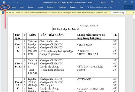 Cách Tắt Thông Báo Enable Editing Khi Mở File Office