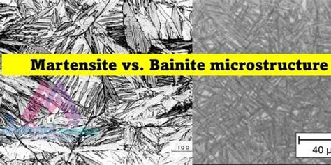 Difference Between Martensite And Bainite Microstructure