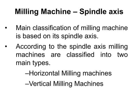 CNC MILLING Operations PPT
