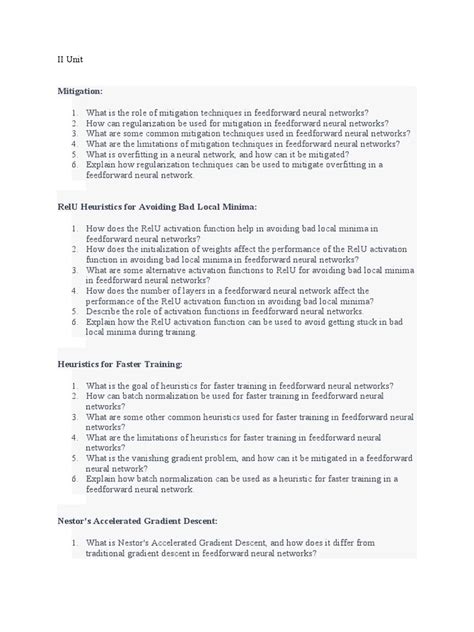 Cie Ii Sample Questions Pdf Artificial Neural Network Statistics