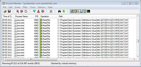 Java Exe Heavy Reading Of Symantec Virus Definition Super User