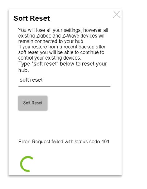 Soft Resetfull Reset Fails On Diagnostic Tool Broken Code Hubitat