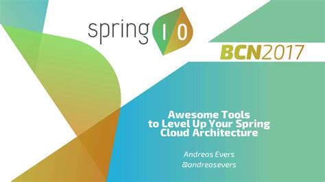 awesome tools to level up your spring cloud architecture spring i o
