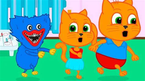 کارتون خانواده گربه با داستان ایول هاگی واگی