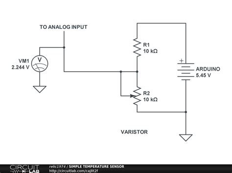 Temperature Sensor Using Microcontroller Circuit Diagram Cir