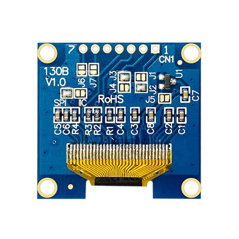 Monochrome X OLED Graphic Display Module Pins SPI