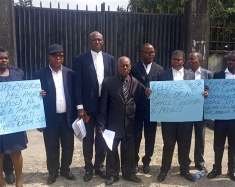 Akwa Ibom Lawyers Protest Kidnap Of Judge Nigerian Kicker