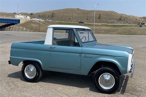 1966 Ford Bronco Half Cab Pickup For Sale On Bat Auctions Sold For