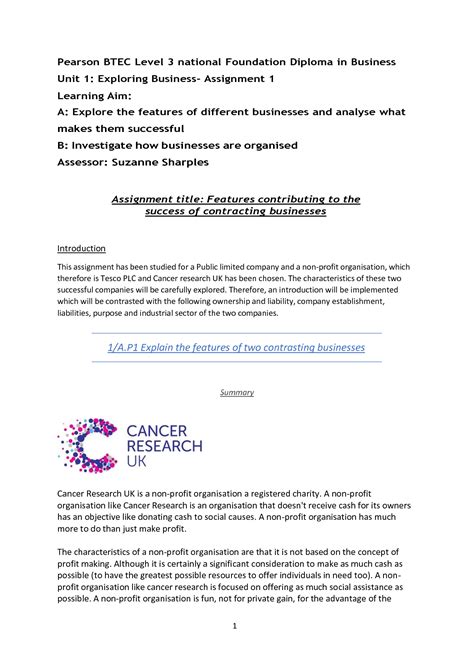 Solution 2020 Distinction Pearson Btec Level 3 Unit 1 Exploring