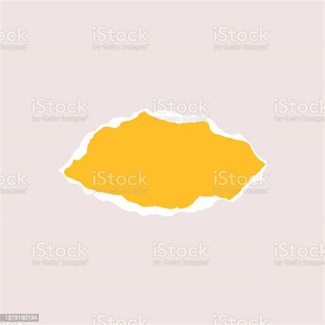 찢어진 종이 조각이 고립되어 있습니다 찢어진 가장자리가있는 타원 종이 조각 흰색 찢어진 가장자리가 있는 기하학적 모양의 벡터 그림입니다 0명에 대한 스톡 벡터 아트 및 기타