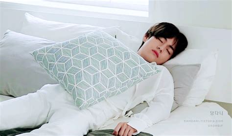 더쿠 방탄소년단 뷔의 귀여운 잠버릇