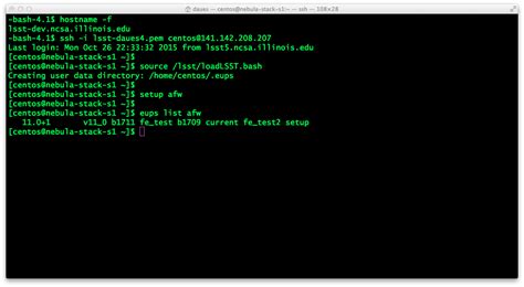 Start An Instance Using A Base Snapshot With The LSST Stack LSST DM
