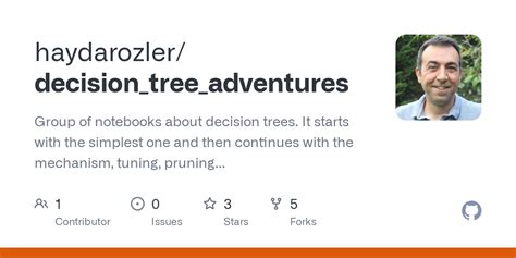 GitHub Haydarozler Decision Tree Adventures Group Of Notebooks About Decision Trees It