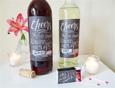 Free Wedding Wine Bottle Label Templates Free Templates Printable