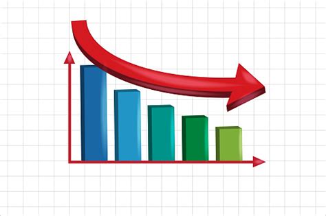 Loss Graph Symbol Vector Image Design Stock Illustration Download