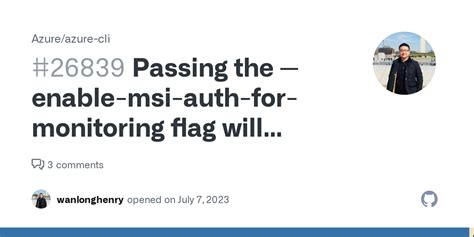 Passing The Enable Msi Auth For Monitoring Flag Will Revert The