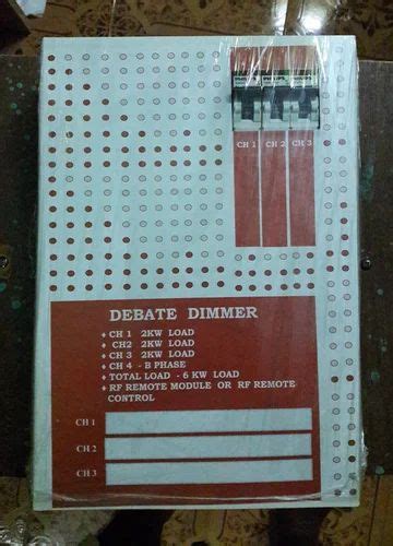 3 Channel DMX Dimmer 6 W At Rs 10500 Piece In Chennai ID 15547375512