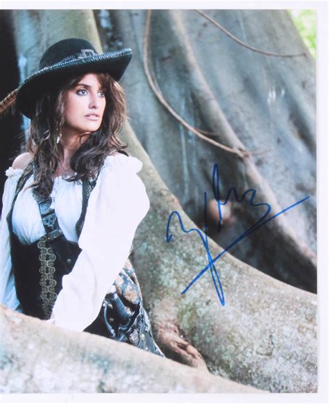 Penelope Cruz Signed Pirates Of The Caribbean On Stranger Tides