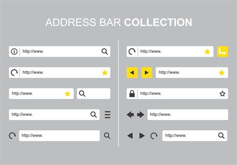 Address Bar Collections Vector Art At Vecteezy