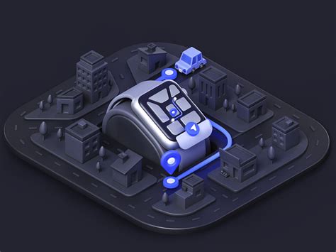 Nudge 3d Animated Navigation By Anton Tkachev For Ui8 On Dribbble