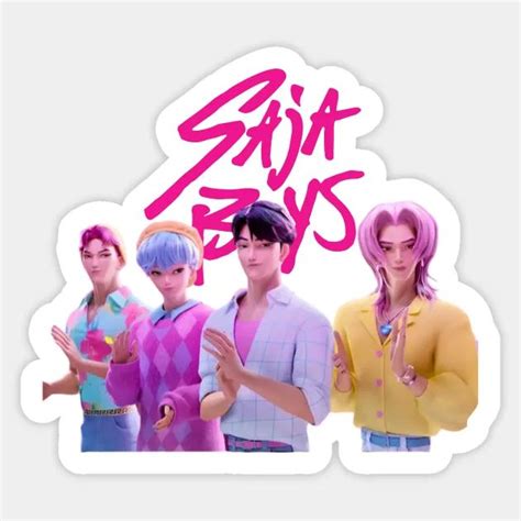 Saja Boys By Typographix Boys Sticker Cute Stickers Diary Ideas