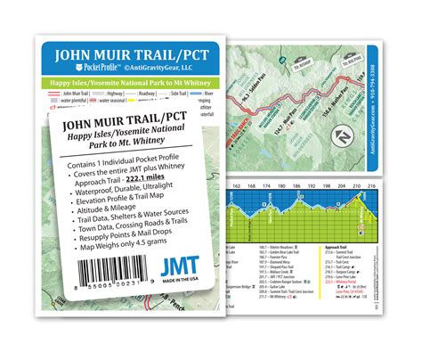 Pocket Profile Jmtpct Elevation Profile Map Antigravitygear