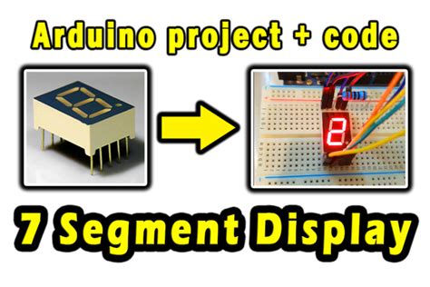 How To Use Digit Segment LED Display With Arduino AndProf