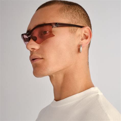 Pluto Tobacco Uni Sex Shield Sunglasses Le Specs