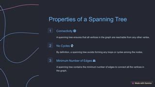Spanning Tree In Data Structure And Pptx