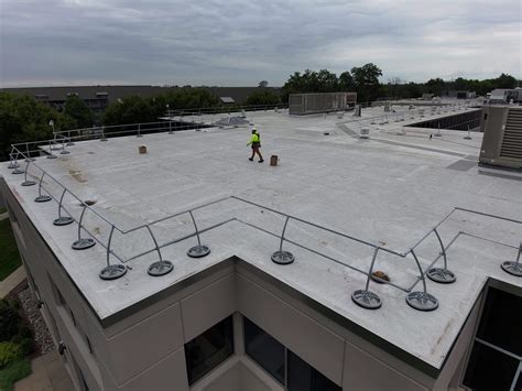 Ground Mounted Industrial Safety Railing