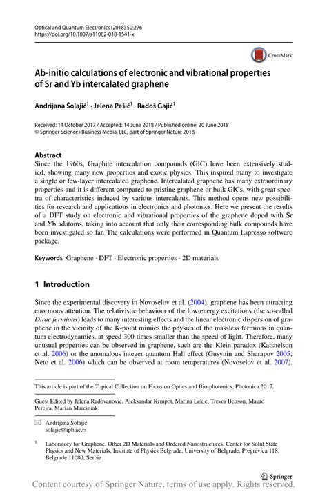 Ab Initio Calculations Of Electronic And Vibrational Properties Of Sr And Yb Intercalated