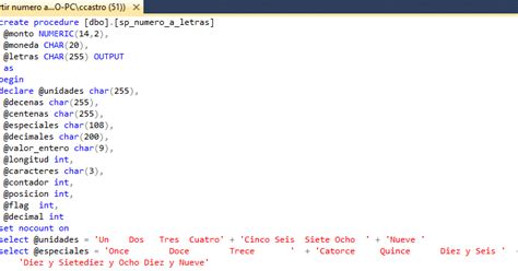 Programando Con Visual Basic Net 2019 Procedimiento Almacenado Para Convertir Números A Letras