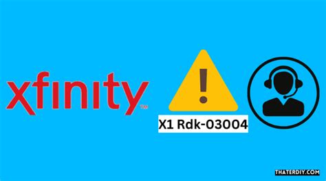 How To Fix Xfinity X1 Rdk 03004 Error Code 2025