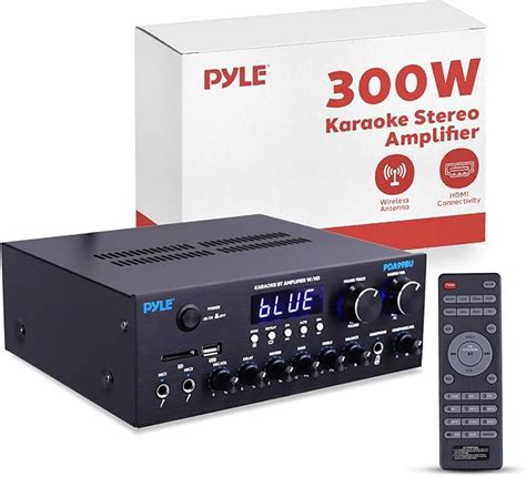 Pyle Wireless Bluetooth Streaming Amplifier 300w Multi
