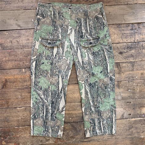 Vintage Sniper Realtree Camo Cargo Pants Hunting Depop