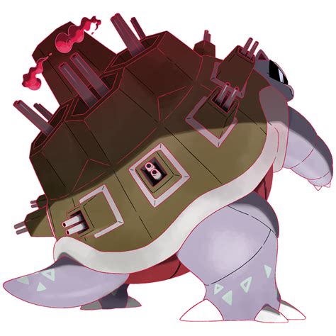 0009 Ashs Blastoise Gigantamax Shiny Edit By Jormxdos On Deviantart