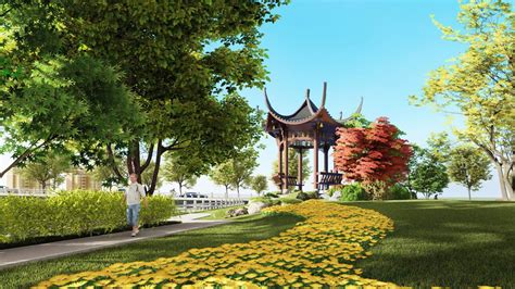 外环游步道老干部局段景观 浙江华坤建筑设计院有限公司Hoken