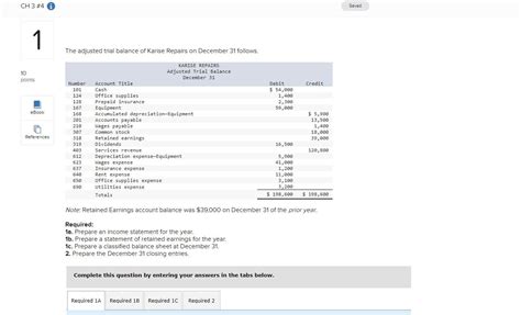 [solved] Complete Parts 1 2 The Adjusted Trial Balance Of