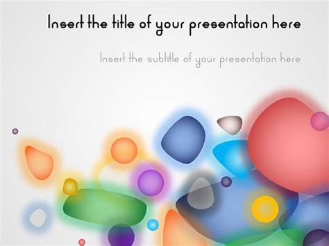 Bubbly Free Template For PowerPoint And Impress Showeet Powerpoint Templates Powerpoint