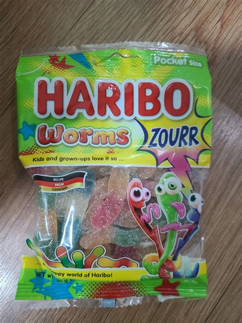 하리보 사우어 워미스 80g 배민스토어