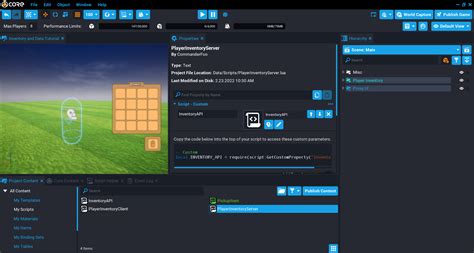 Creating Inventories Core Documentation