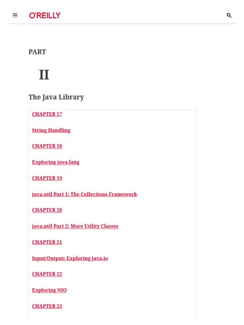 Part Ii The Java Library Java The Complete Reference Eleventh Edition 11th Edition Pdf