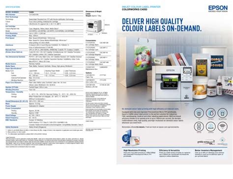 Epson Color Label Printers At Best Price In Mumbai By Vebcon Id