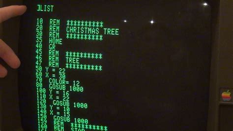 Blog Archive Apple Ii Christmas Tree Using Applesoft