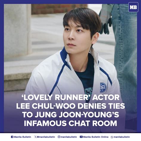 Manila Korean Actor Lee Chul Woo Of The Drama “lovely Runner” Denied