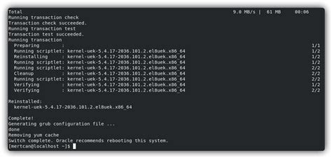 centos 6 ve 8 sunucuyu oracle linux a taşıma
