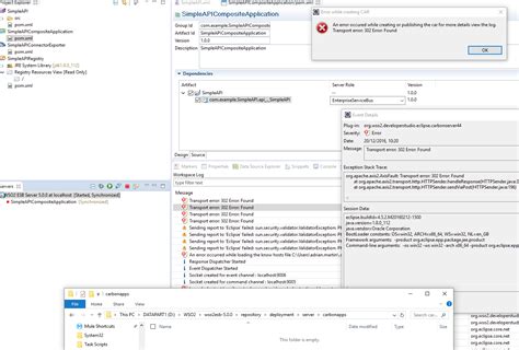 Eclipse Error While Creating Car 302 Error Found Wso2 Esb Tooling